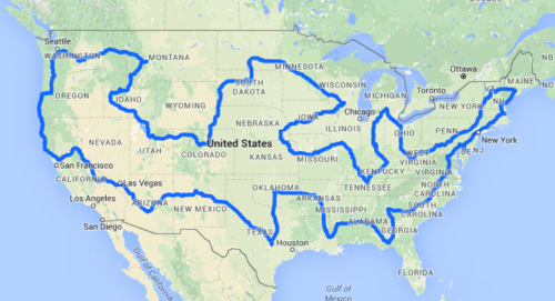 Route map Meredith Cherry Centauride - Colorado Horse Source